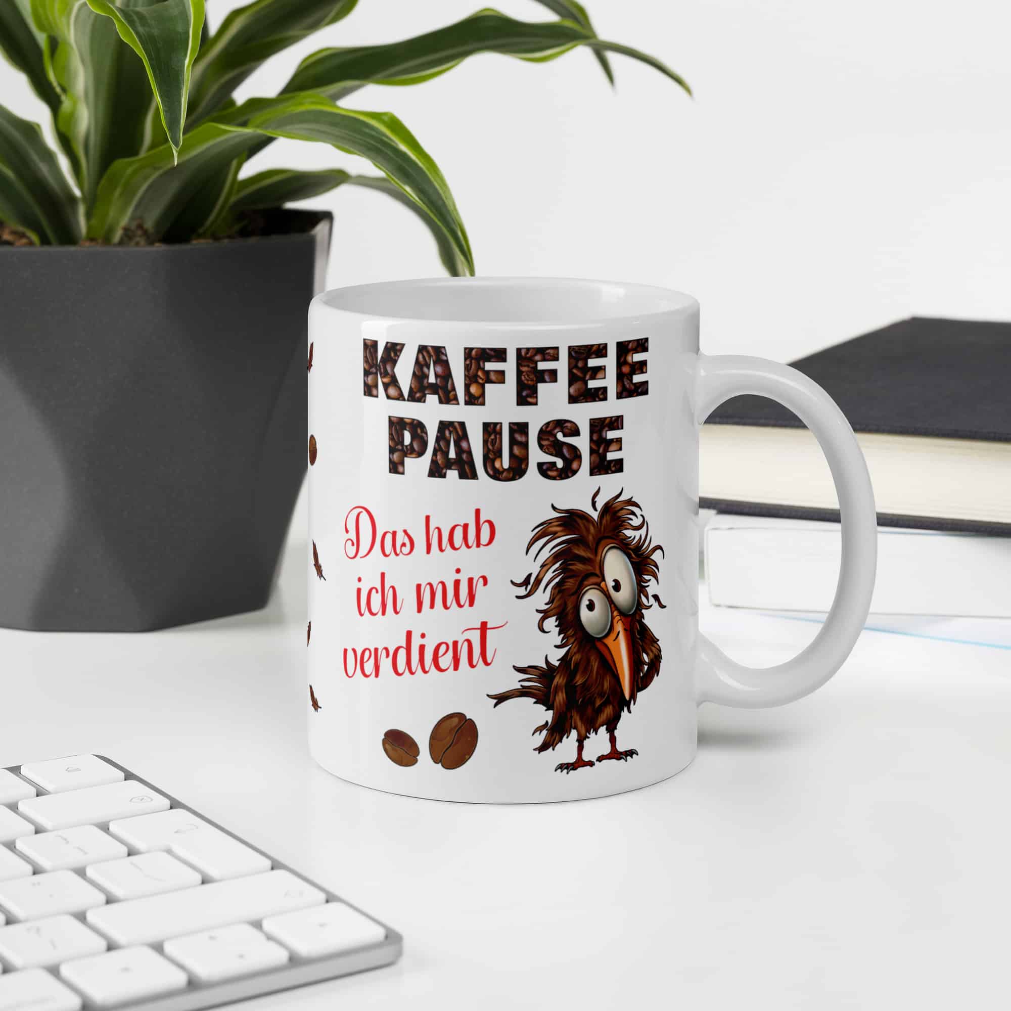 Becher Tasse Kaffeetasse mit Spruch - Kaffeepause | Spruchtasse